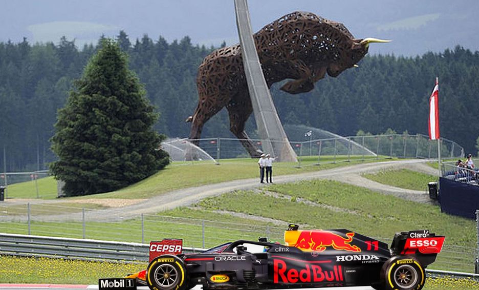 En la Carrera Sprint del GP de Austria, "Checo" remonto al 5ª lugar